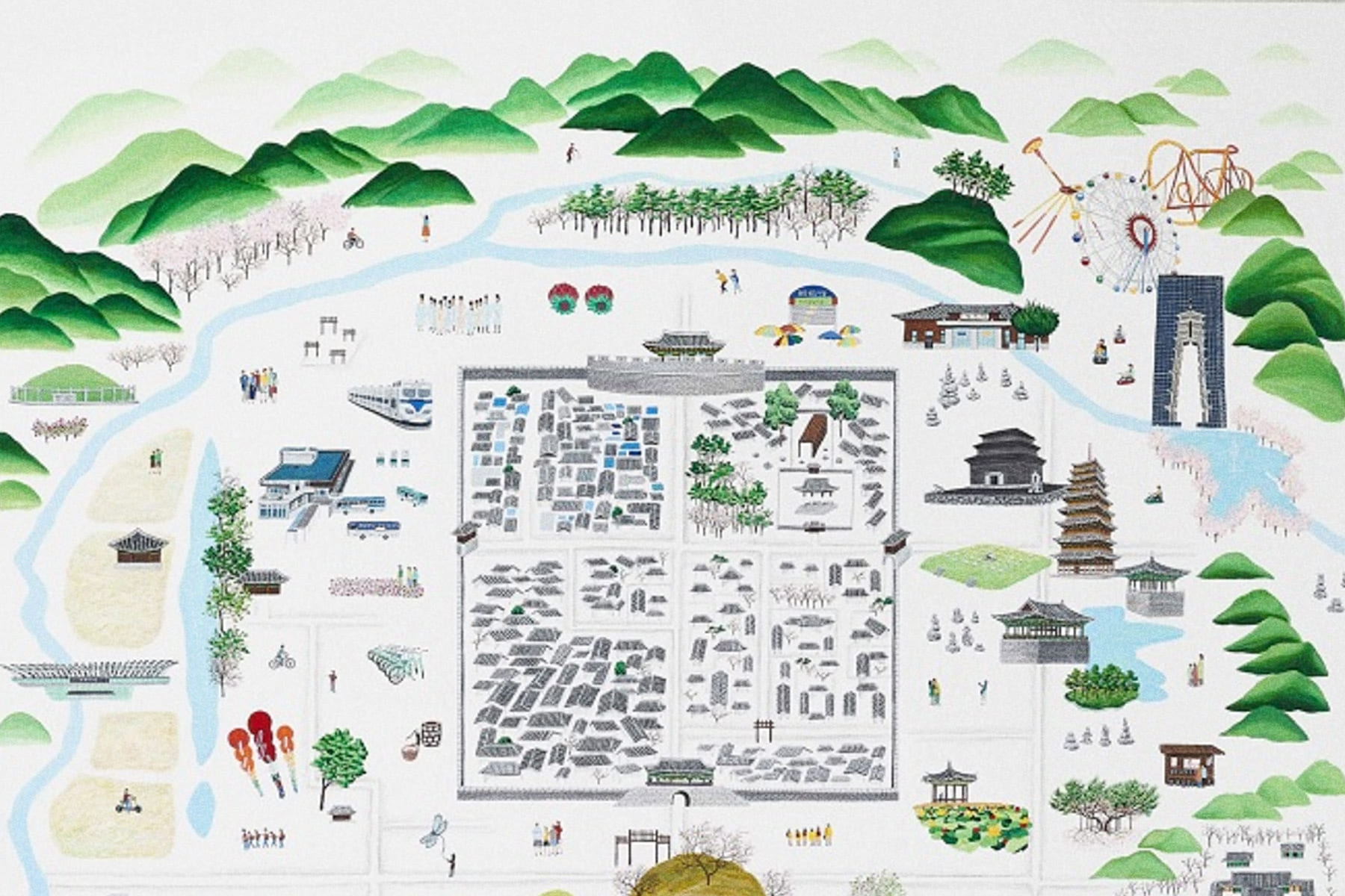 길을 알려주지 않는 지도를 그리는 작가들 - ANTIEGG 아트