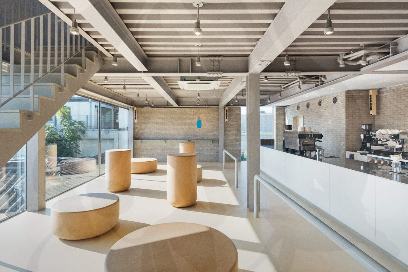 블루보틀을 재해석한 디자인 스튜디오 5곳 - ANTIEGG 플레이스